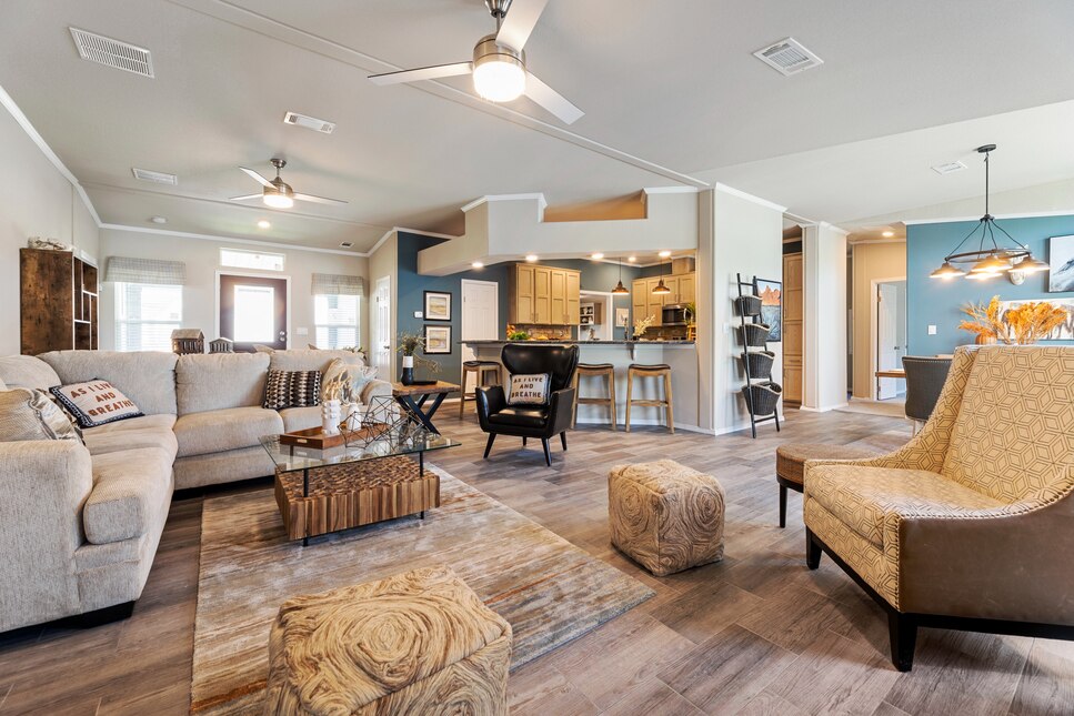 4 Bed Manufactured Home (Quad-wide) for Sale - Hacienda II Flex 57664A