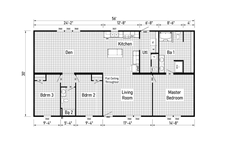 The Phoenix 32563A Manufactured Home from Cavco Homes of North Carolina ...