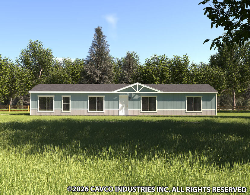Waverly Crest Prestige 28664E Manufactured Home from Fleetwood Homes, a ...
