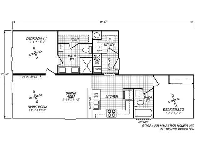 Ranger 24 24482A Modular or Manufactured Home from Palm Harbor Homes, a ...