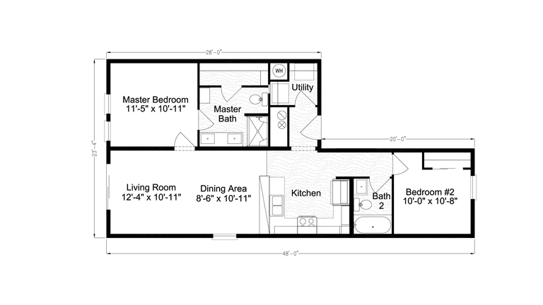 Ranger 24 24482A Modular or Manufactured Home from Cavco - Plant City ...