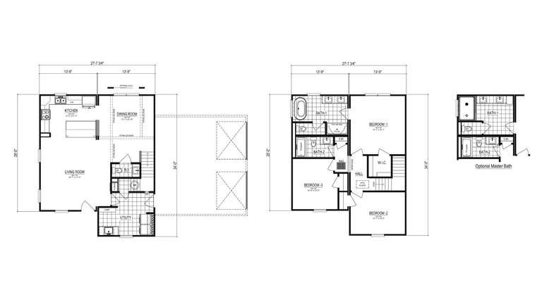 Chatham I Two Story Modular Home from Cavco - Martinsville