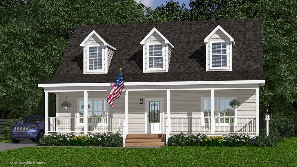 Oak Cape Modular Home from Cavco - Martinsville