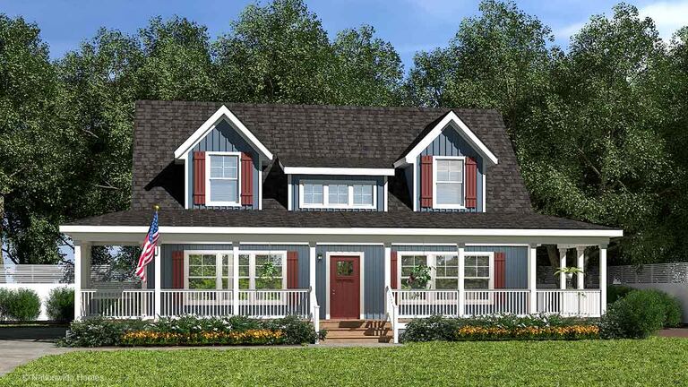 Oak Cape Modular Home from Cavco - Martinsville, a Cavco Company