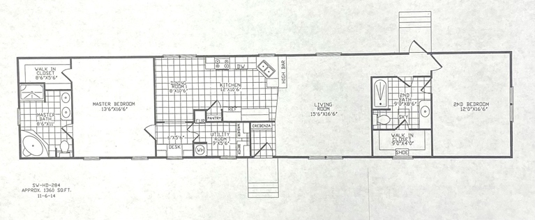 HD284 HD284 Manufactured Home from Solitaire Homes, Woodward, OK ...