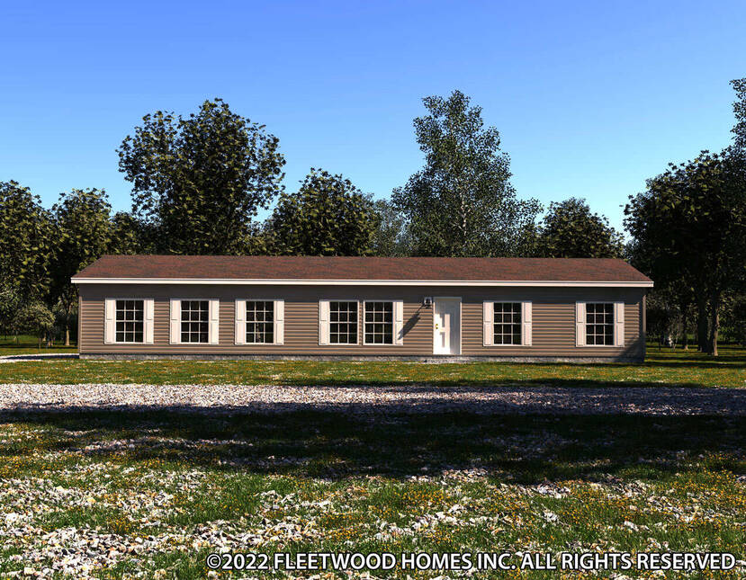 Big Beam House 32663X Manufactured Home from Fleetwood Homes, a Cavco ...