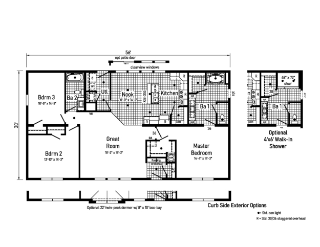 3 Bed Modular Home (Ranch) for Sale - Blue Ridge Limited 2 32563A