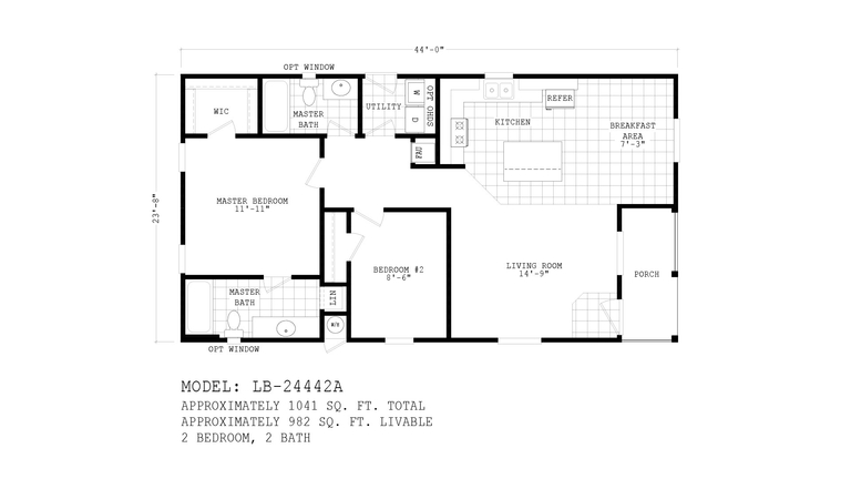 Liberty 24442A Manufactured Home from Cavco - Phoenix, a Cavco Company