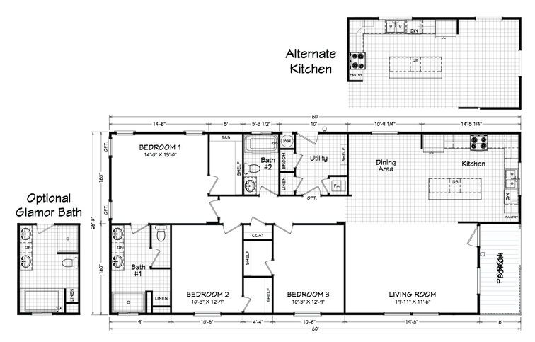 Coronado 28603M Manufactured Home from Cavco - Riverside