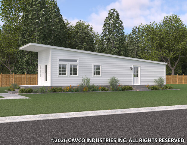 2 Bed Manufactured Home in Ocala FL - The Wedge 13442S