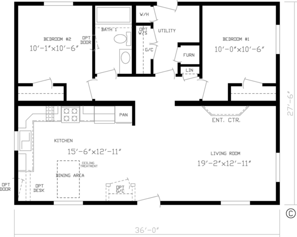 The Paradise Modular 184008M Modular Home from Cavco - Montevideo, a ...