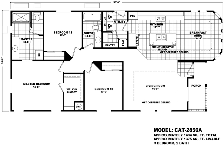 Catalina 28563A Manufactured Home from Cavco - Phoenix
