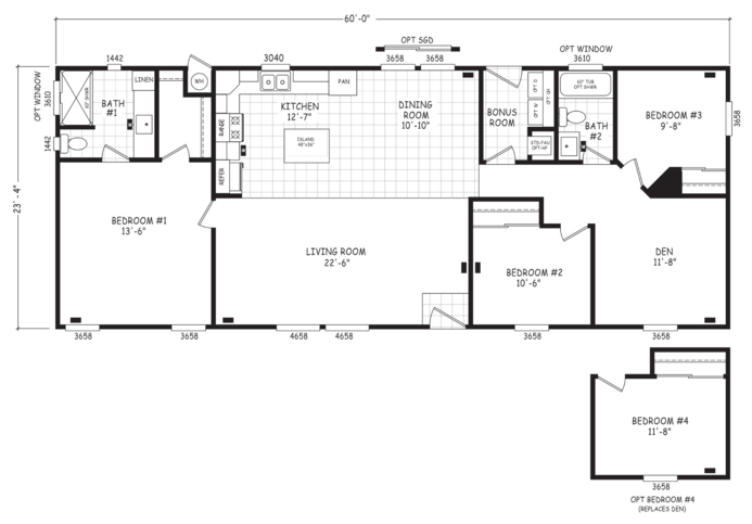 Edge 24603B Manufactured Home from Cavco West, a Cavco Company
