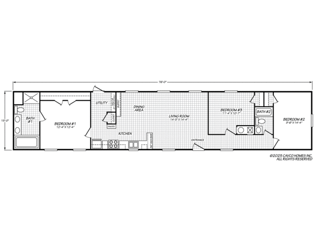 Keystone 16763G Manufactured Home from Cavco - Douglas