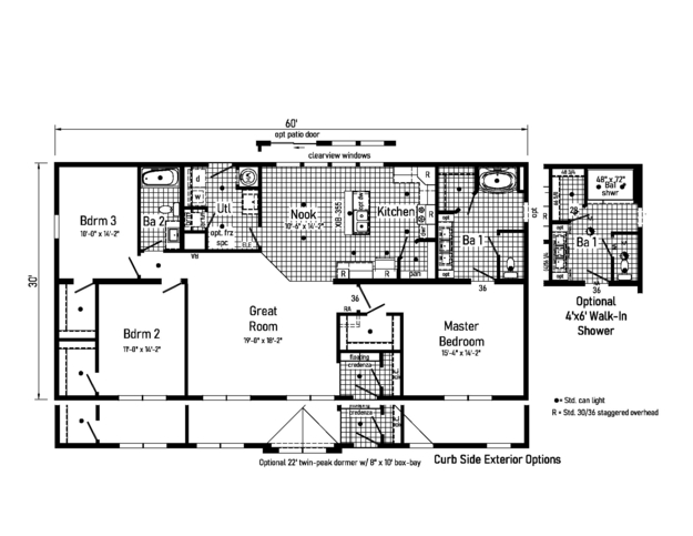 3 Bed Modular Home (Ranch) for Sale - Blue Ridge Limited 2 32603B
