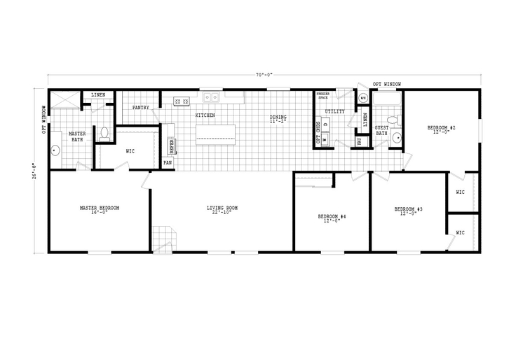 Liberty 28704A Manufactured Home from Cavco - Phoenix, a Cavco Company