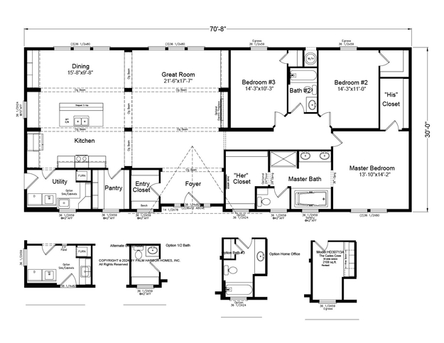 Cade's Cove 30713A Manufactured Home from Cavco - Millersburg, a Cavco ...