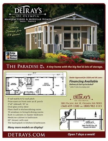 DeTray's LLC Olympia WA - a Cavco Homes dealer/builder