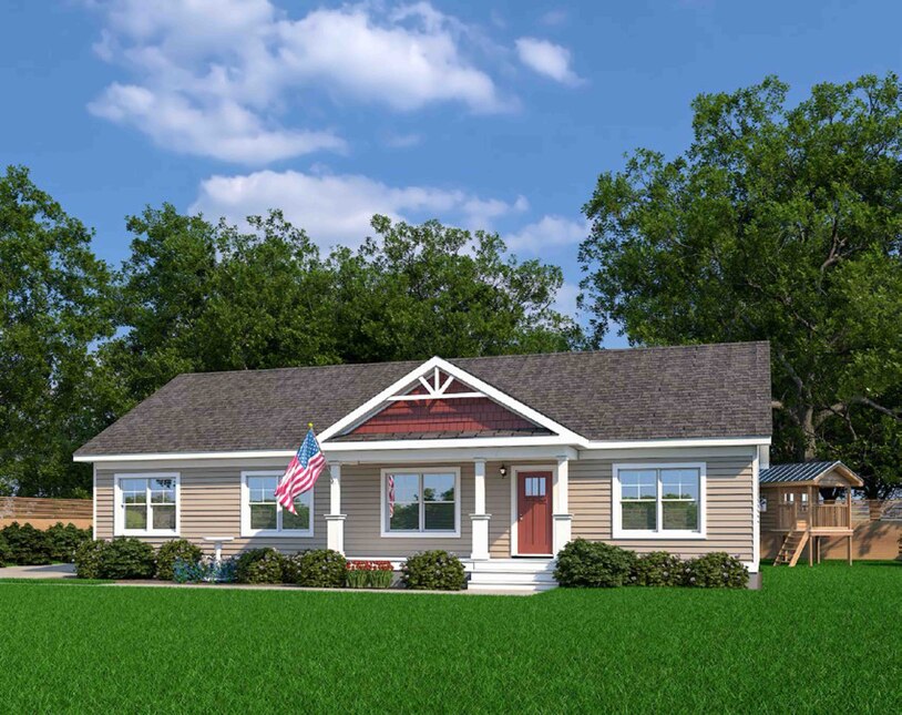 Heartland II XL Ranch Modular Home from Cavco - Martinsville
