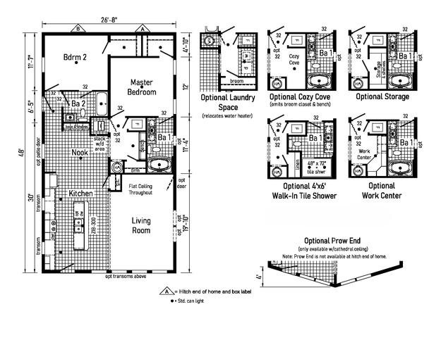 2 Bed Manufactured Home (Double-wide) for Sale - Retreat 28482A