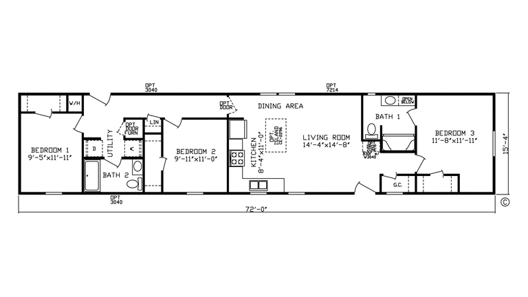 3 Bed Manufactured Home (Single-wide) for Sale - Community 4 Montevideo