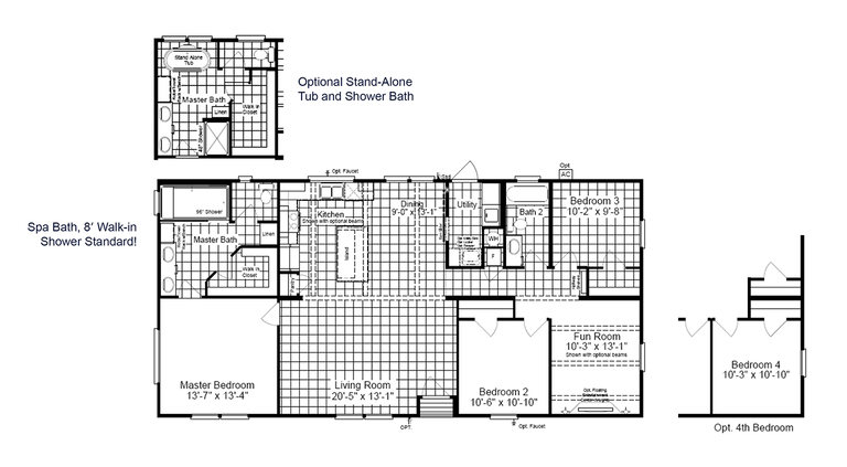 Horizon 28563Z Manufactured Home from Cavco - Fort Worth