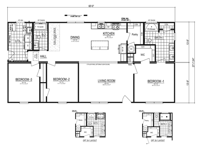 Horizon II Ranch Modular Home from Cavco - Martinsville, a Cavco Company