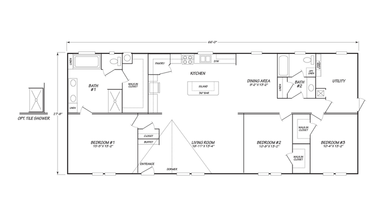 Topaz 28663A Manufactured Home from Cavco