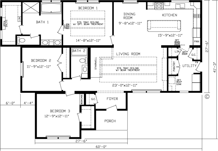 The Pinehurst 185021M Modular Home from Friendship Homes, Billings, MT ...