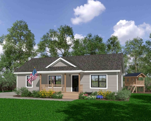 2 Bed Modular Home (Ranch) for Sale - Heartland IV XL Ranch