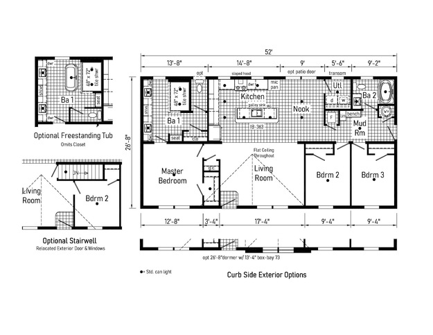 3 Bed Modular or Manufactured Home (Double-wide) for Sale - Deercreek ...