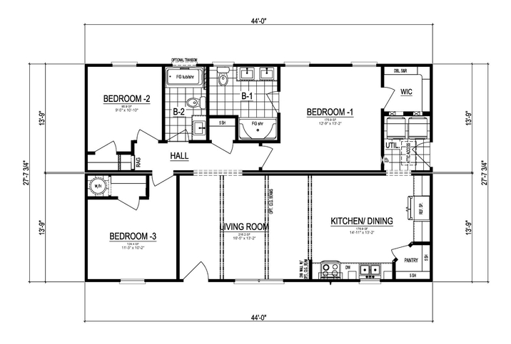 Wallburg Ranch Modular Home from Nationwide Homes, Hendersonville, NC ...